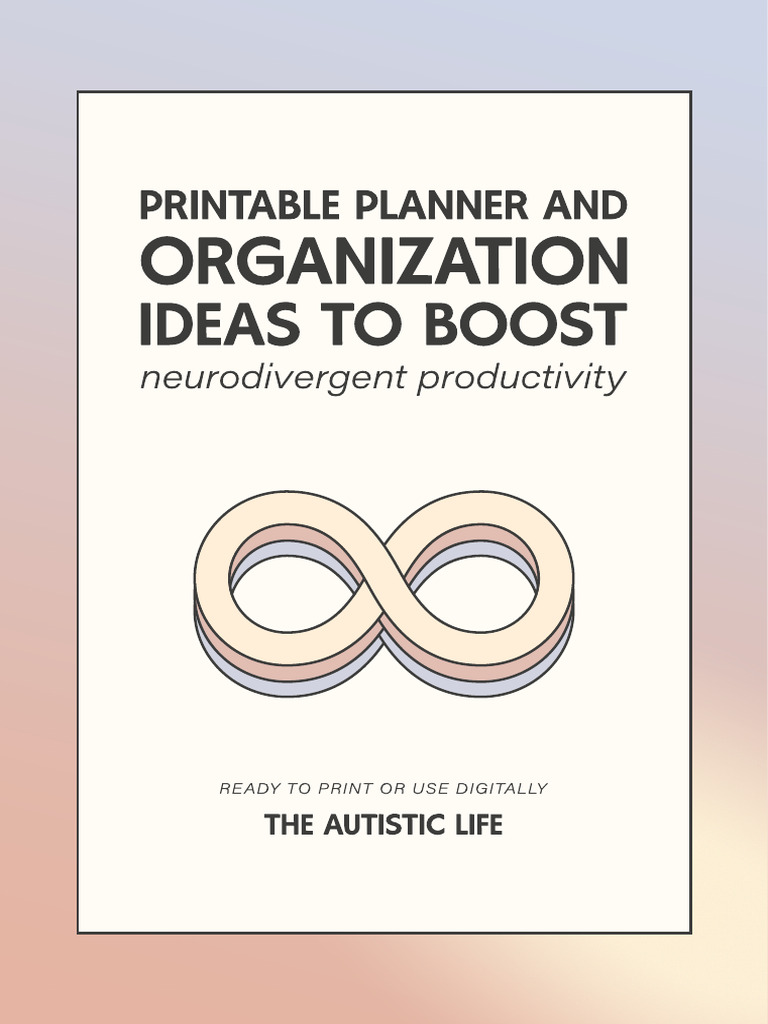 Copia de Printables Only - Organization ideas to boost neurodivergent ...
