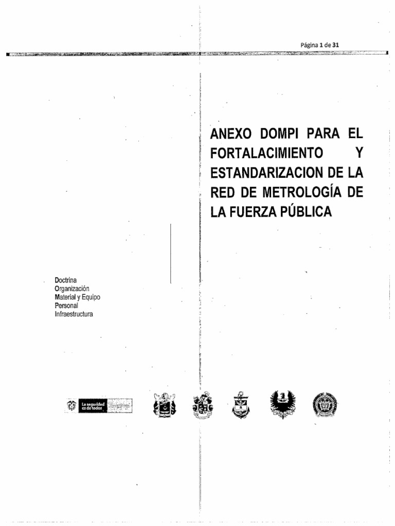 Anexo Dompi Metrologia 016 | PDF