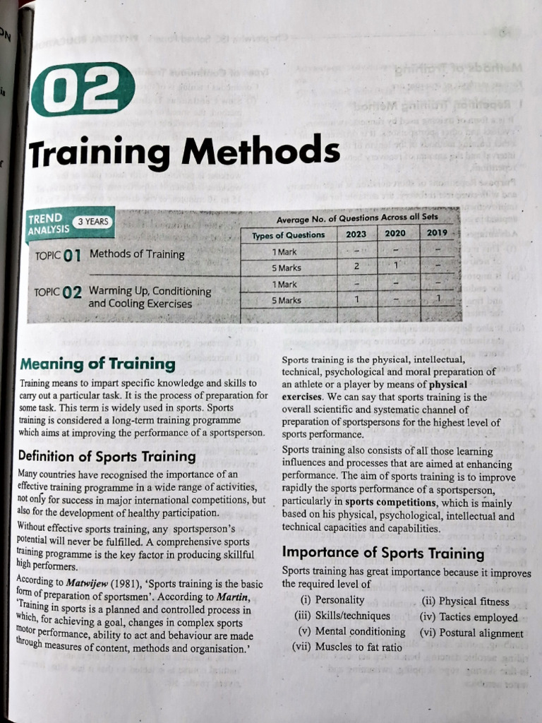 Training Methods | PDF | Aerobic Exercise | Management Of Obesity