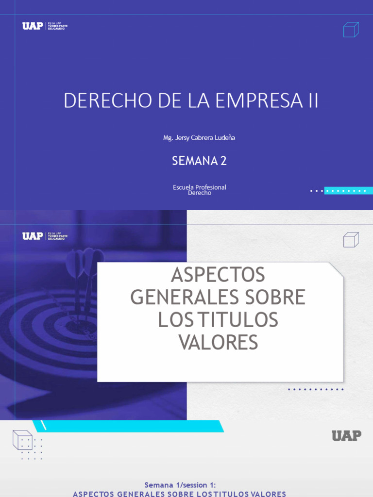 2 ASPECTOS GENERALES SOBRE LOS TITULOS VALORES | PDF