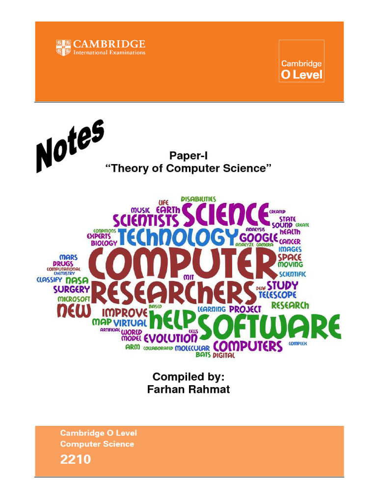 Notes Paper 1 | Download Free PDF | Computer Data Storage | Hard Disk Drive