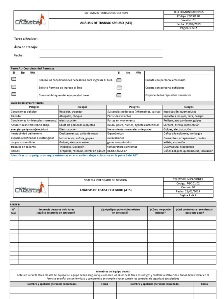 2. ATS | PDF | Peligros