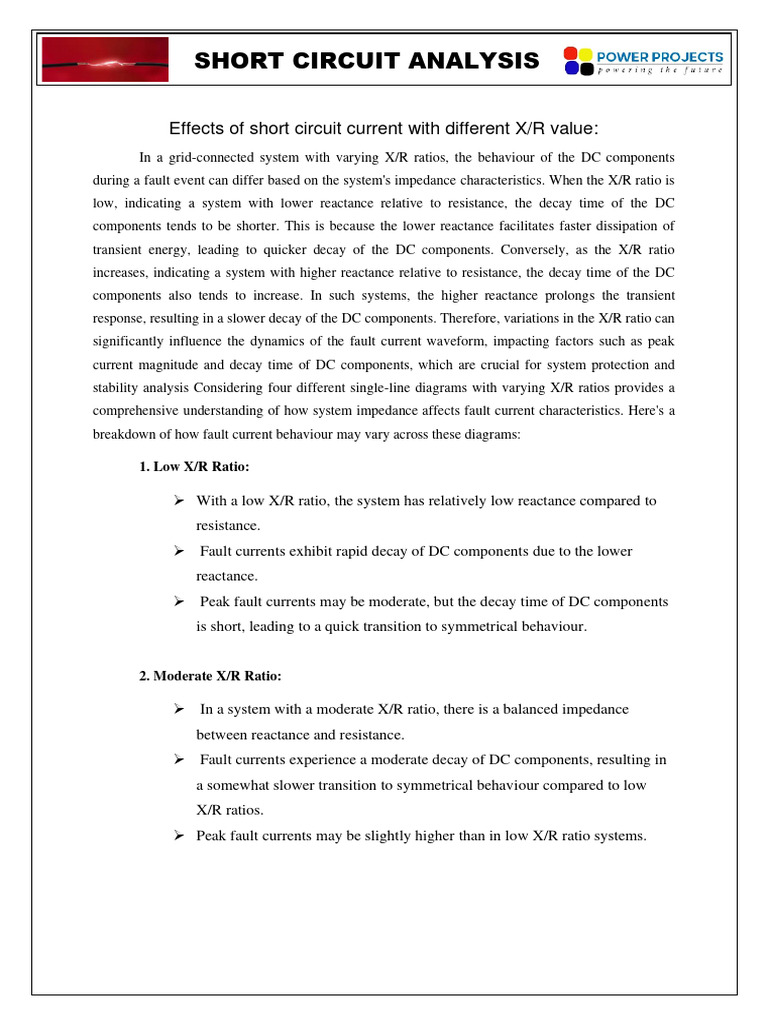 Short circuit analysis | PDF | Electrical Impedance | Electronic Engineering