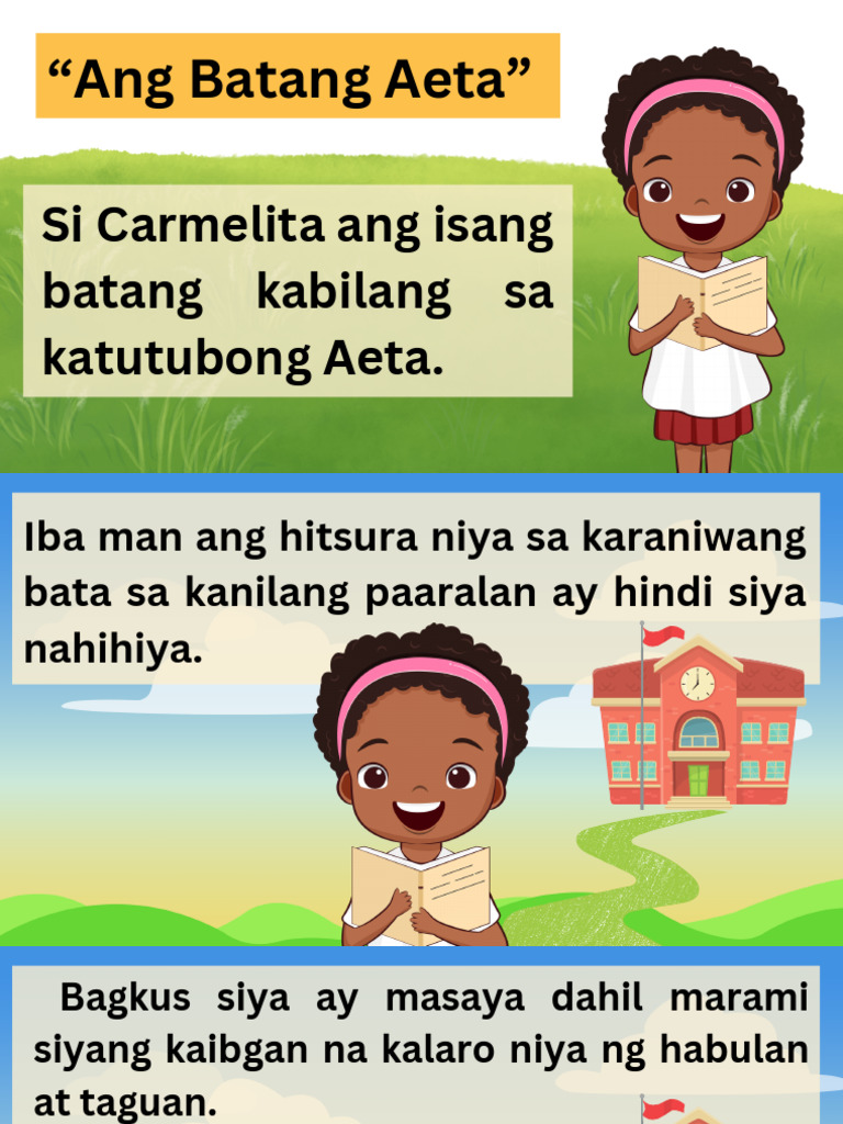 Salitang Magkatugma (Ang Batang Aeta) | PDF