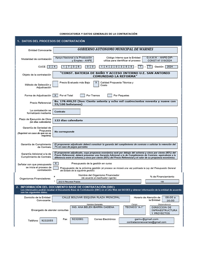 It Warnes | PDF | Presupuesto