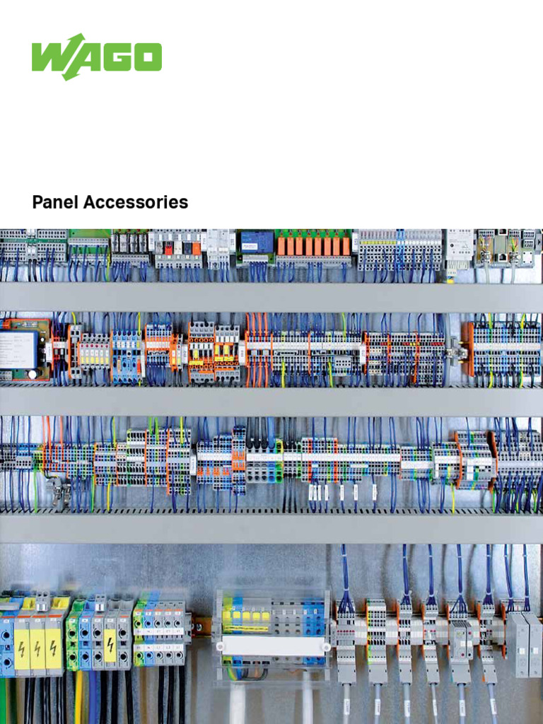Wago Panel Accessories 2021 | PDF | Manufactured Goods | Electrical Engineering