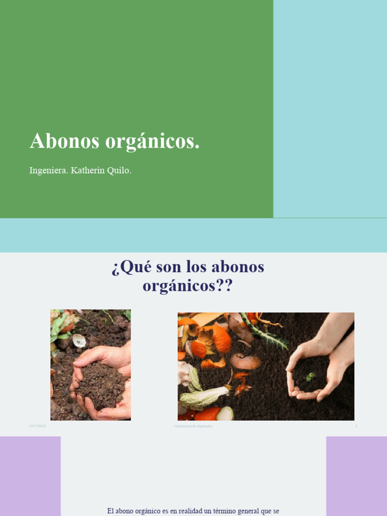 Beneficios y Tipos de Abonos Orgánicos | PDF | Fertilizante | Compost