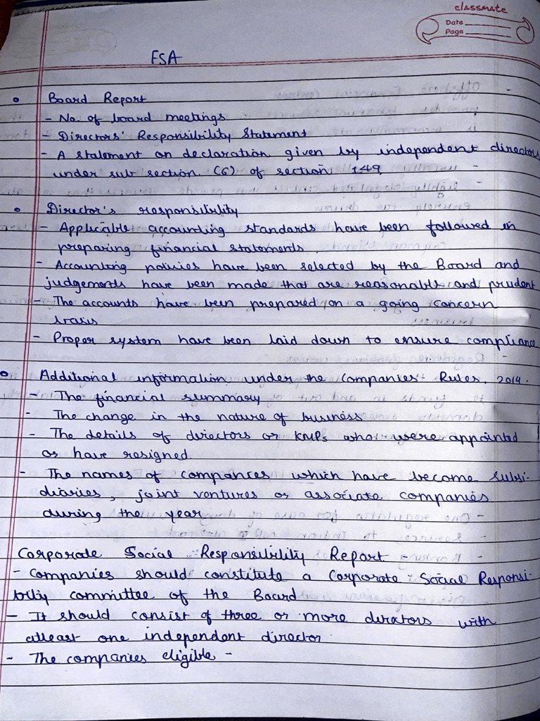 FSA Accounts and Audit - IC211240 | PDF