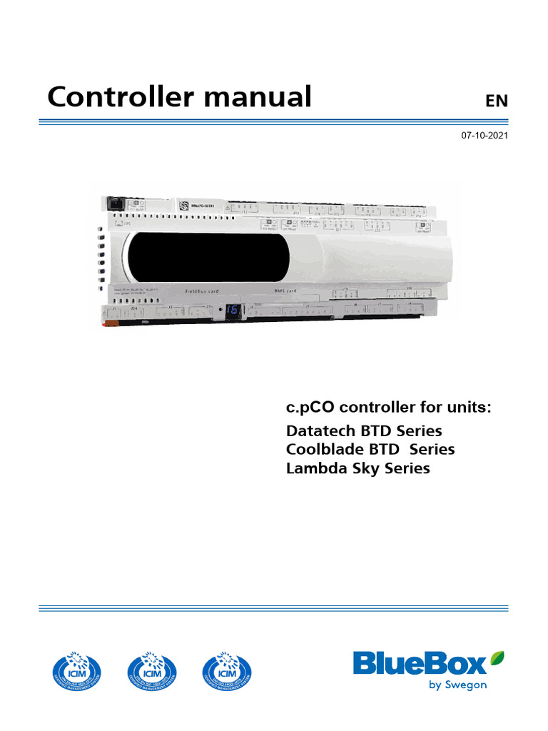 BLUEBOX DATATECH MANUAL CONTROLADOR pCO | PDF | Icon (Computing) | Computer File