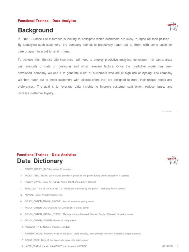 Predictive Analytics for Policy Lapse Prevention | PDF | Data Analysis ...