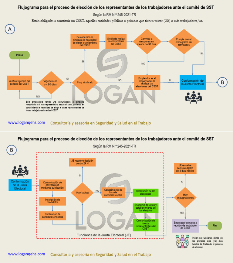 Flujograma de Elección Del Comité de SST - Peru | PDF | Gobierno | Elecciones