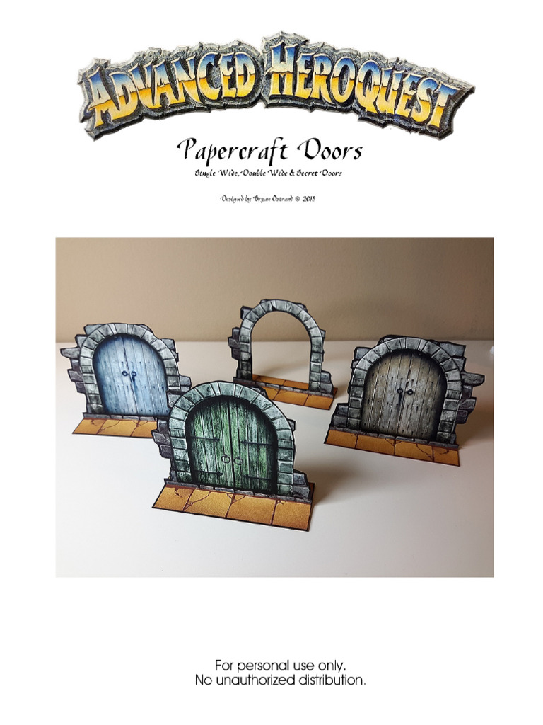 AHQ Papercraft Doors | PDF