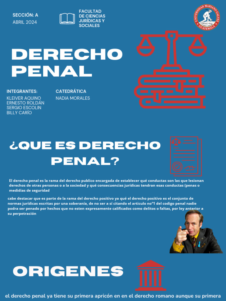 Presentación de derecho penal | PDF | Derecho penal | Castigos