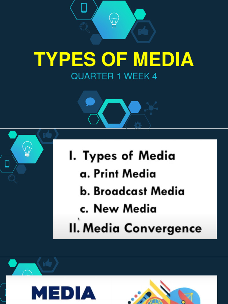 03 Types of Media | PDF | Mass Media | Technological Convergence