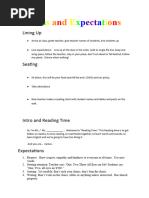 Standards For Oral and Silent Reading | PDF