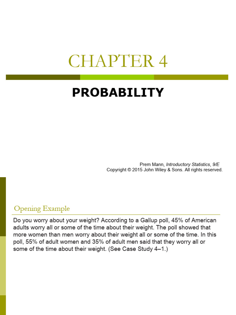 Chapter 4 Pdf Probability All Rights Reserved