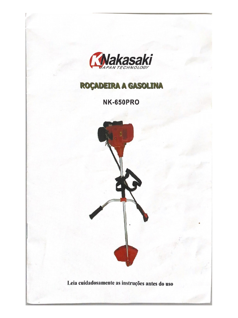 Manual Rocadeira Nakasaki Nova | PDF