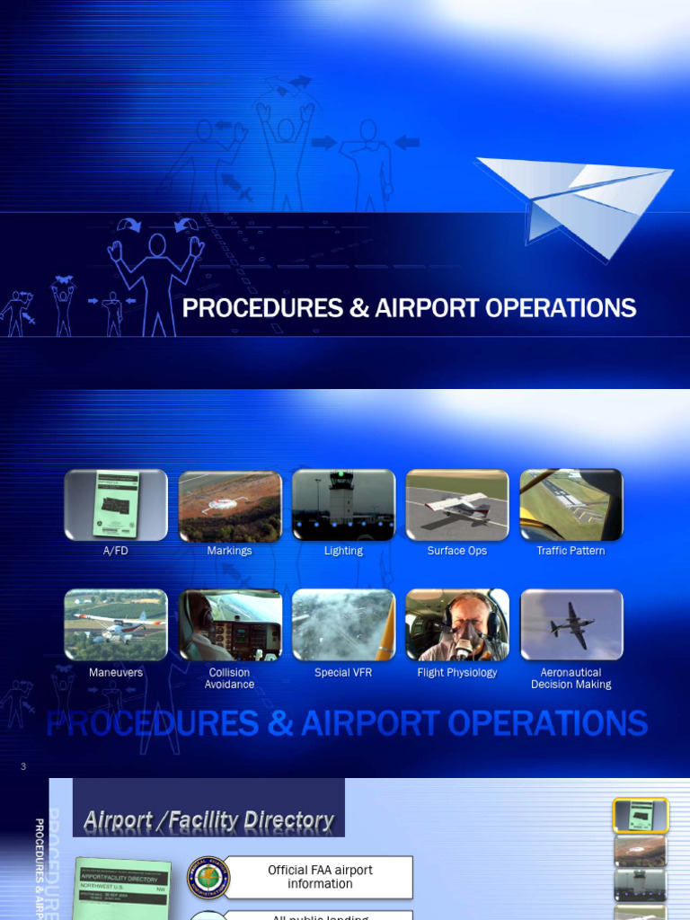 Lesson 4 Procedures and Airport Operations | PDF | Air Traffic Control ...
