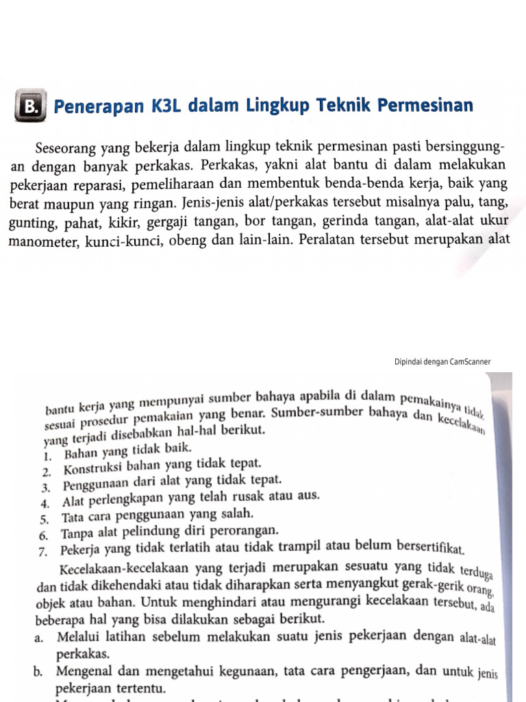 Materi 1 K3L | PDF