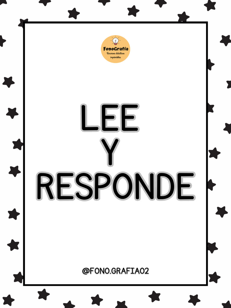 Lee y Responde | PDF | Artes del lenguaje y disciplina