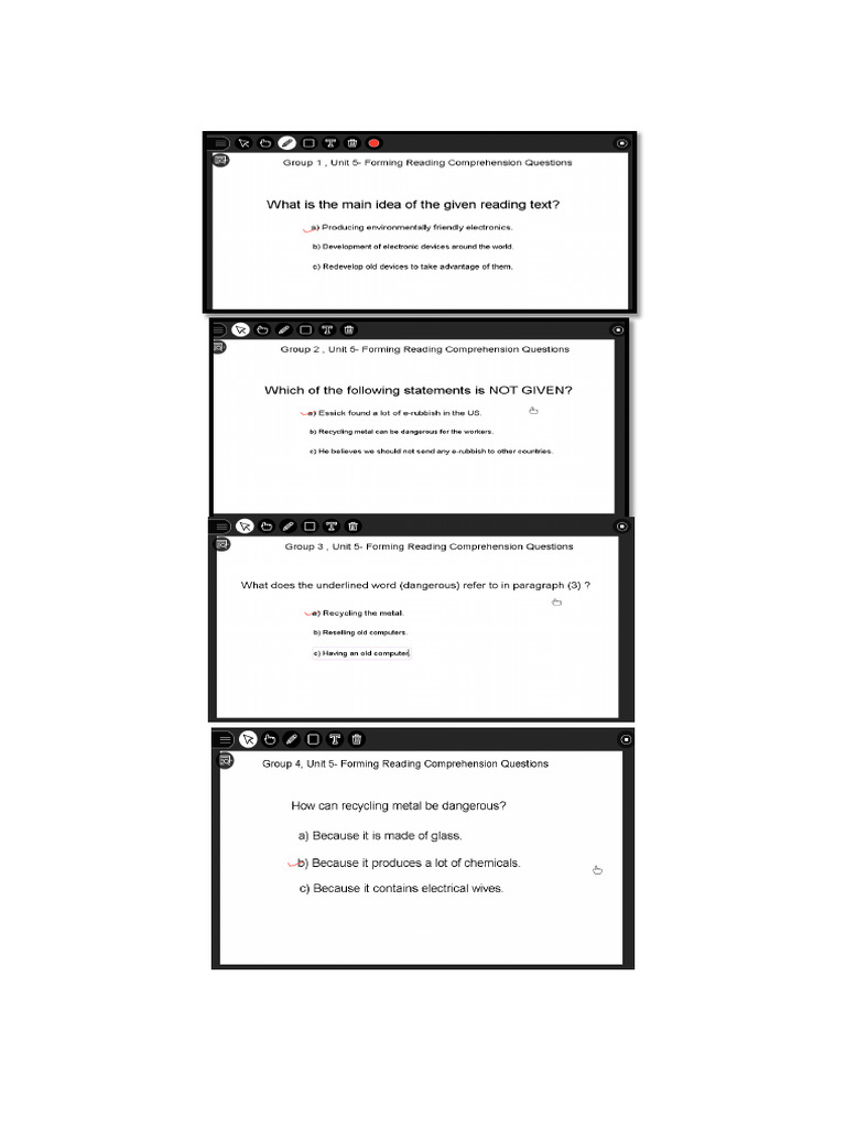 Unit 5 - Forning Reading Comprehension Questions | PDF