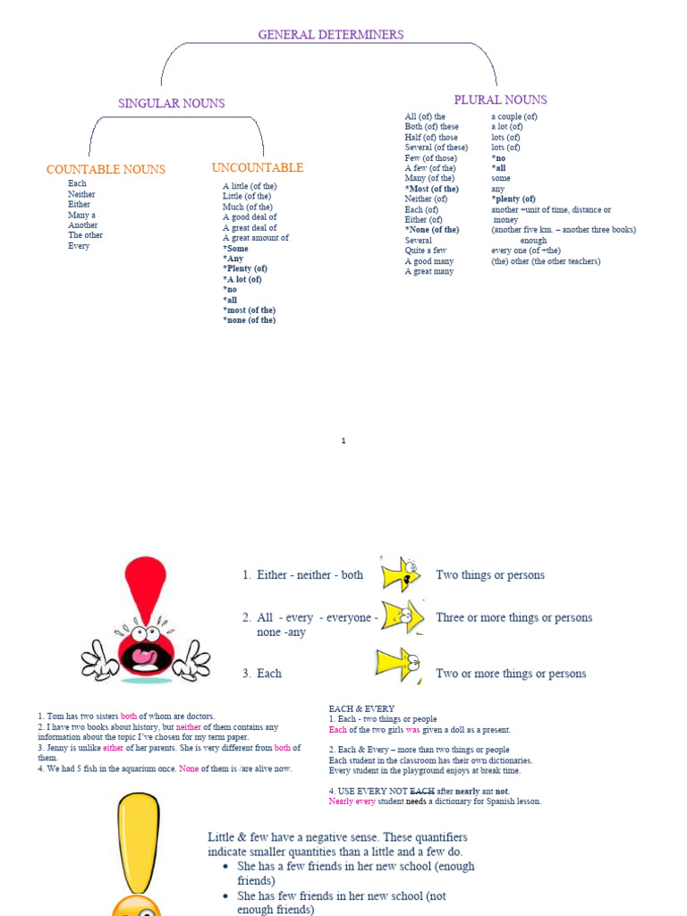 Determiners and Quantifiers Guide | PDF | Grammar | Syntax