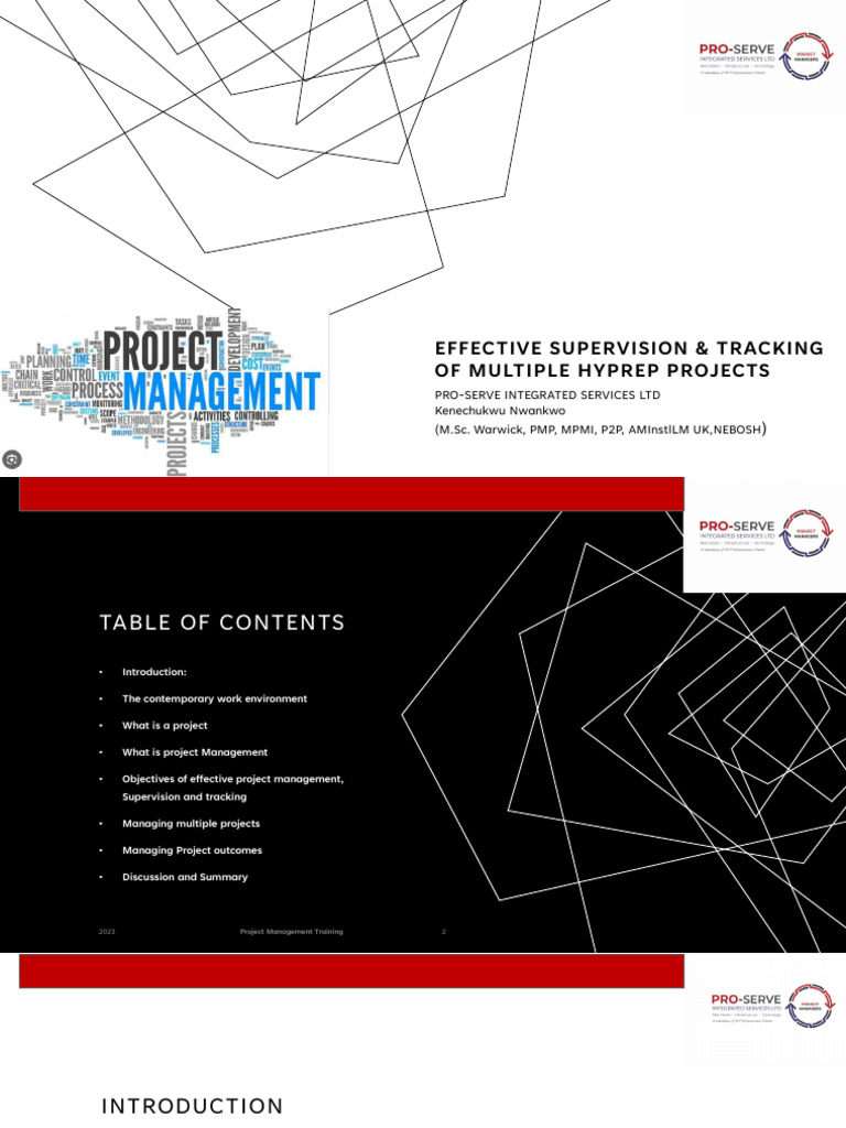 Hyprep Projects Training - September 2023 | PDF | Project Management ...