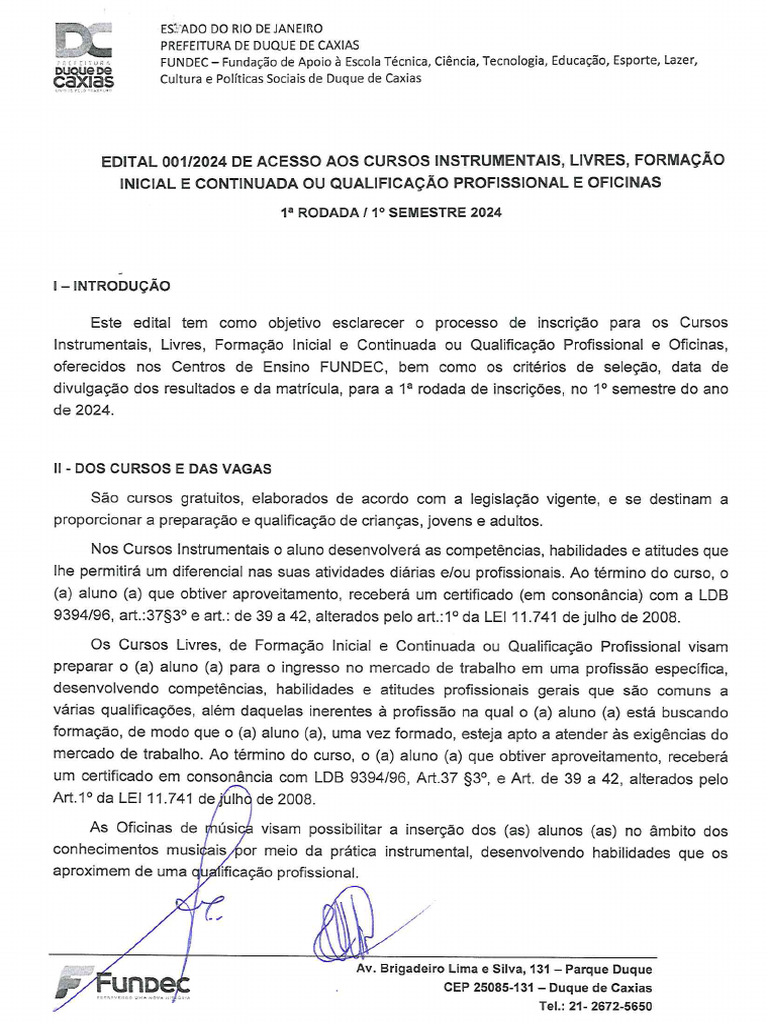 EDITAL_001_2024 | PDF