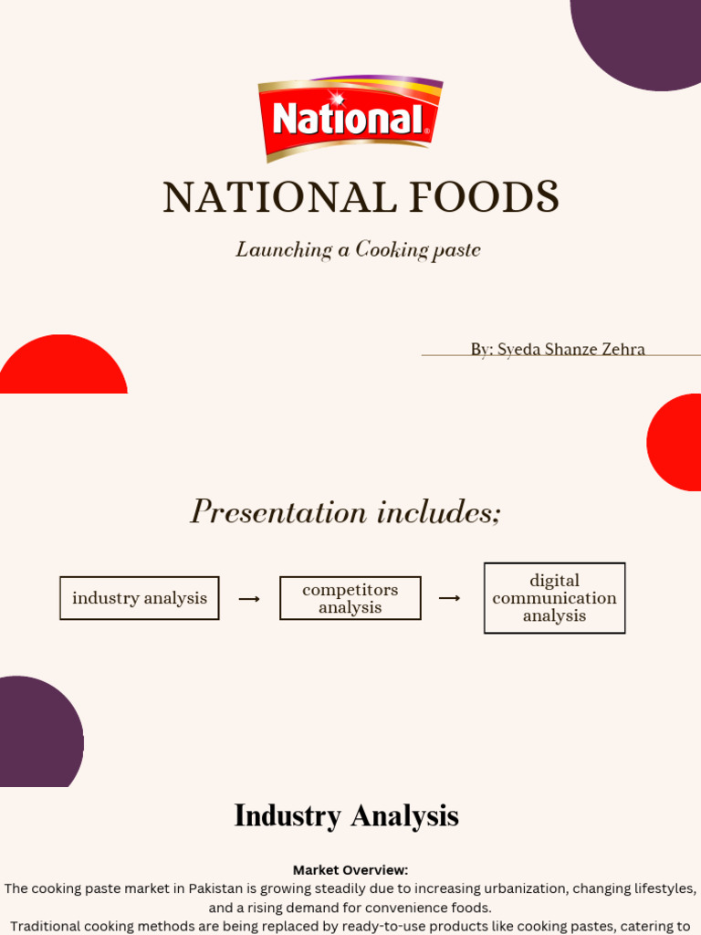 National Foods | PDF | Brand | Cooking