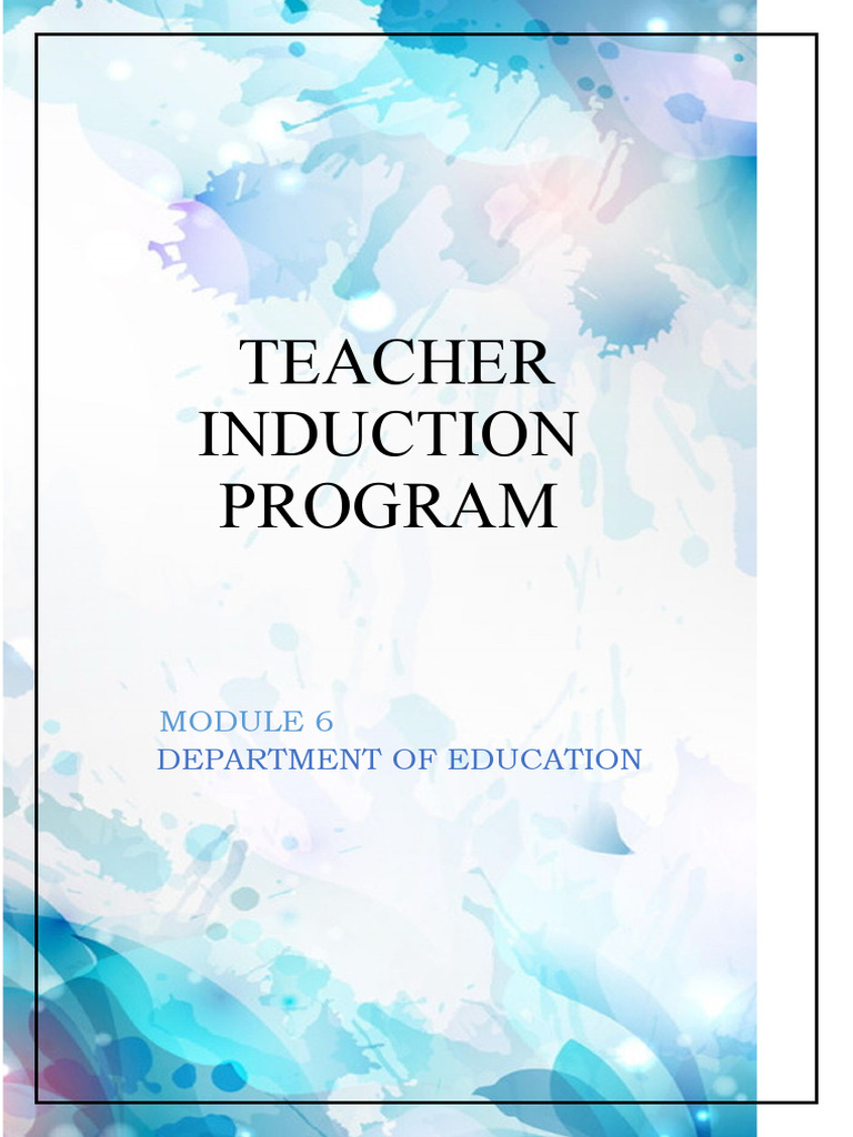TIP Module 1 | PDF | Learning | Teachers