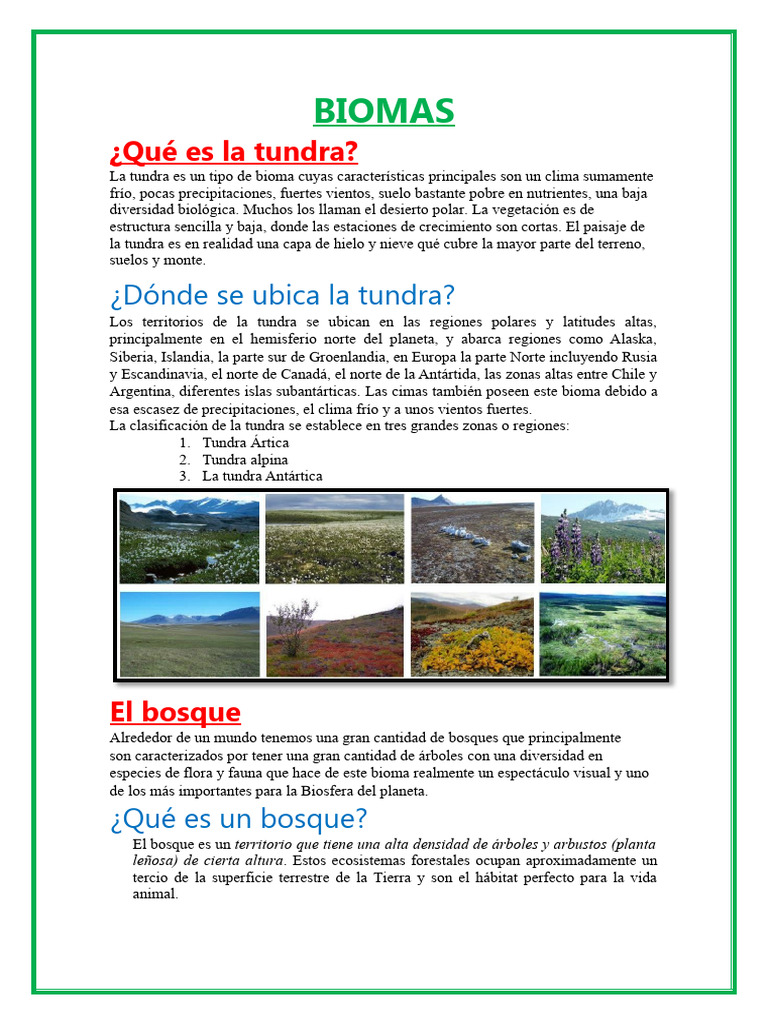 BIOMAS | PDF | Sabana | Desierto