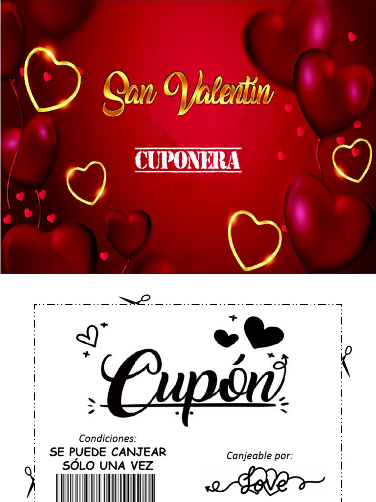 Cuponera San Valentín 2021-Nicole Novales | PDF