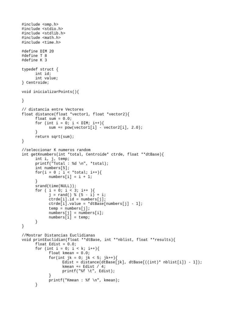 Centroide C | PDF | Object Oriented Programming | Computer Programming