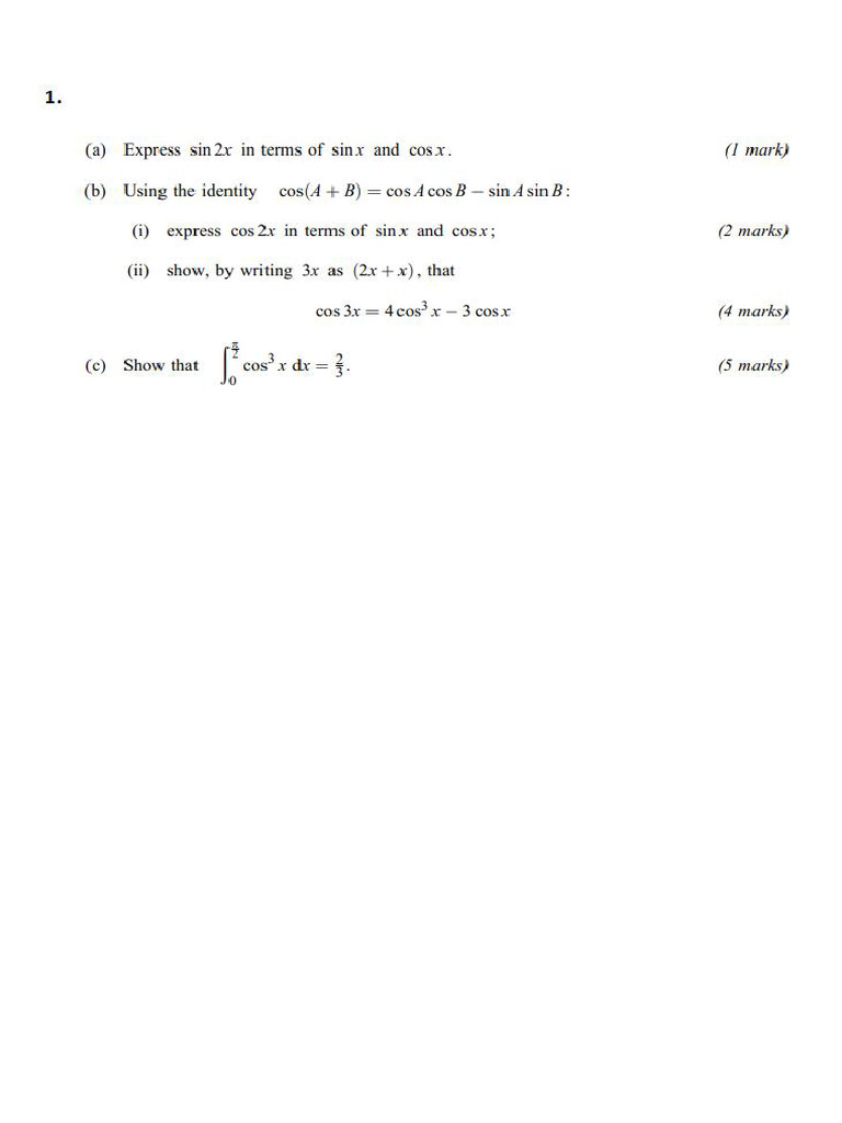 Tricky Integration Questions | PDF