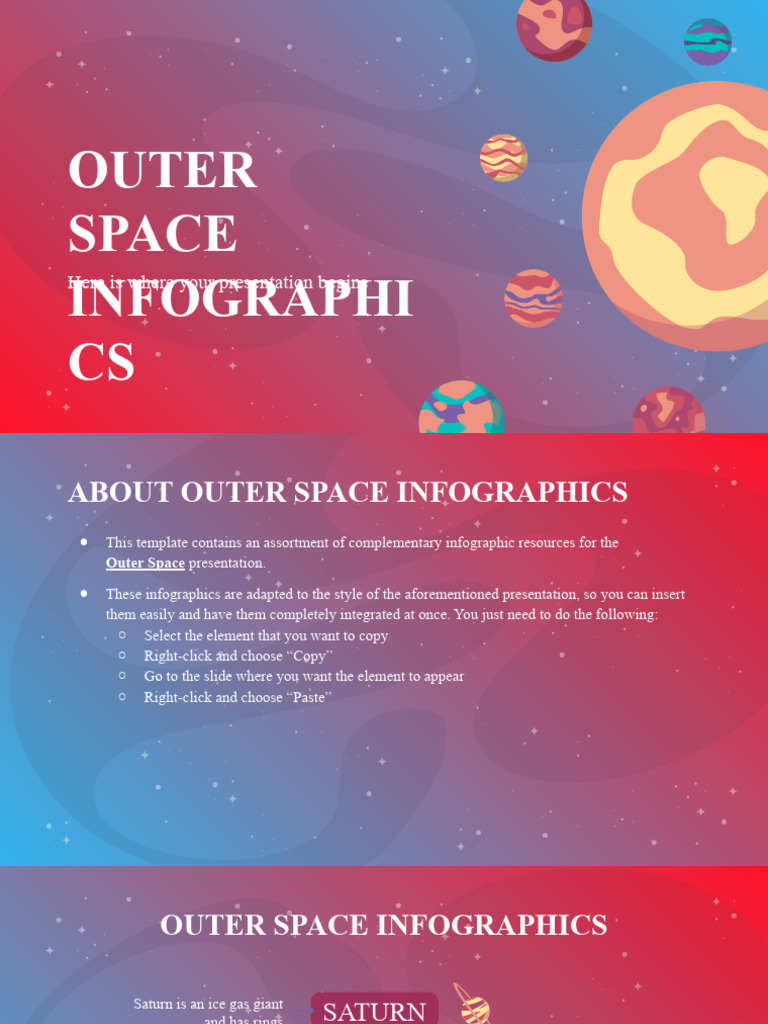 Outer Space Infographics by Slidesgo | PDF | Planets | Planets In Astrology