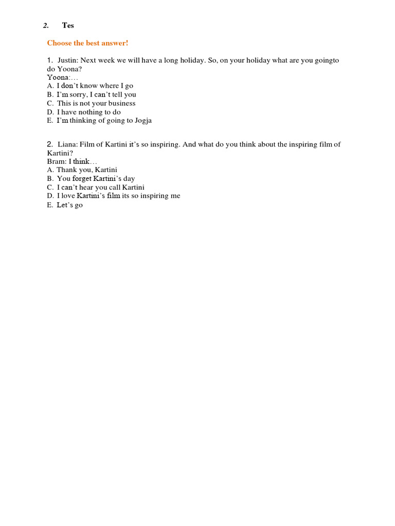 Opinion Test | PDF Opinion Test | PDF