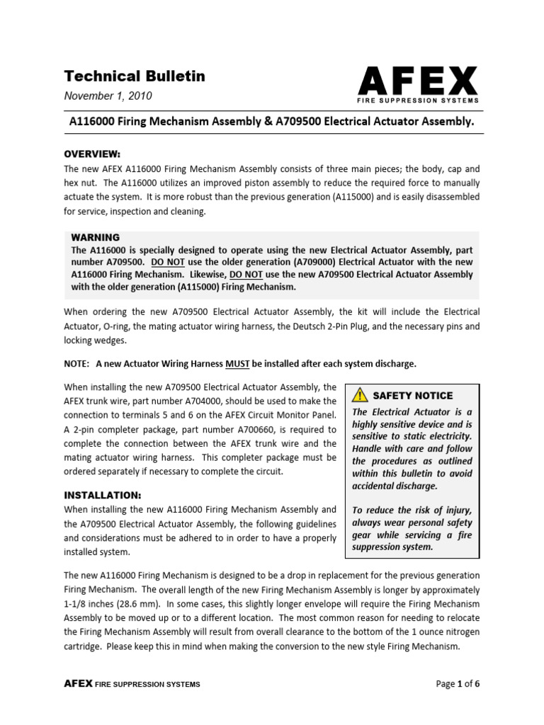 AFEX Fire Suppression System Guide | PDF | Electrical Connector | Electrical Wiring