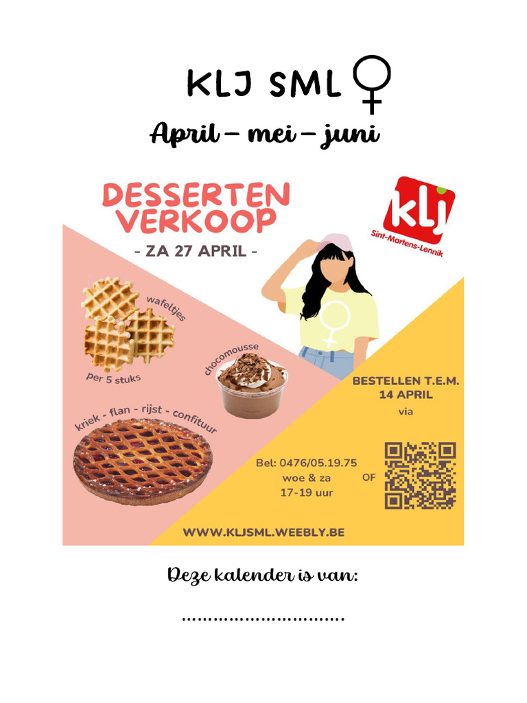 Kalender April-Mei-Juni | PDF