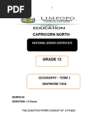 Geography Grade 10 11 Mapwork Notes | PDF | Contour Line | Topography