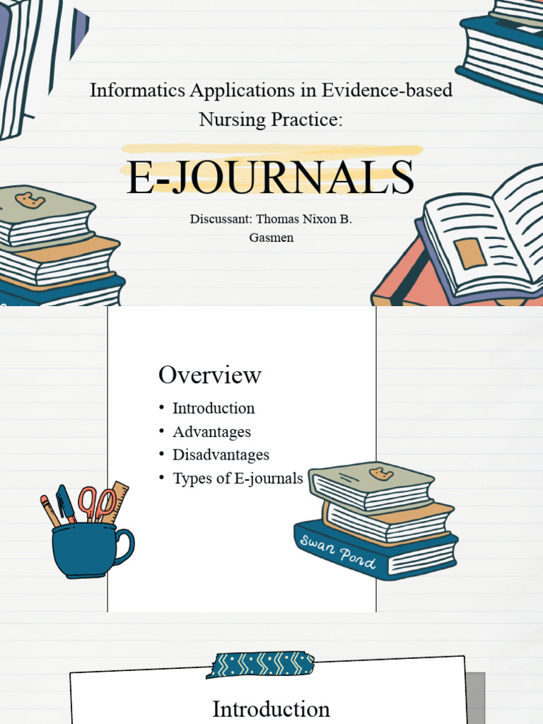 E JOURNAL Thomas Nixon B. Gasmen | PDF | Academic Journal | Open Access