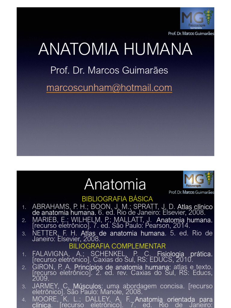 Aula 1 História Da Anatomia Pdf Anatomia Corpo Humano