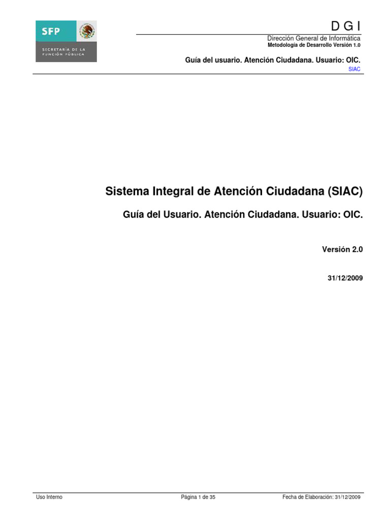 SIAC-Guia de Usuario | PDF | Microsoft | Usuario (informática)