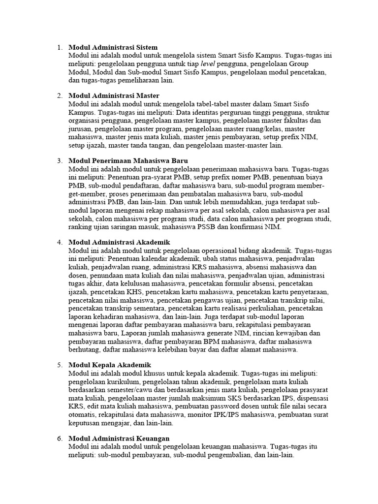 Sistem SIAKAD STAISPA dan Sevima | PDF