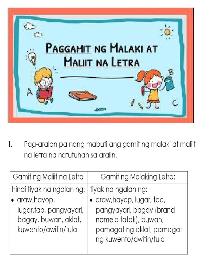 Maliit at Malaking Titik | PDF