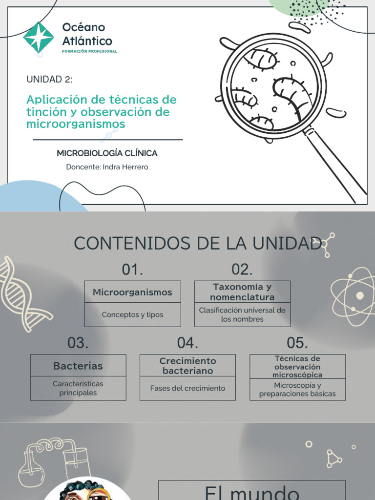 Presentación Ud2 | PDF | Las bacterias | Microorganismo