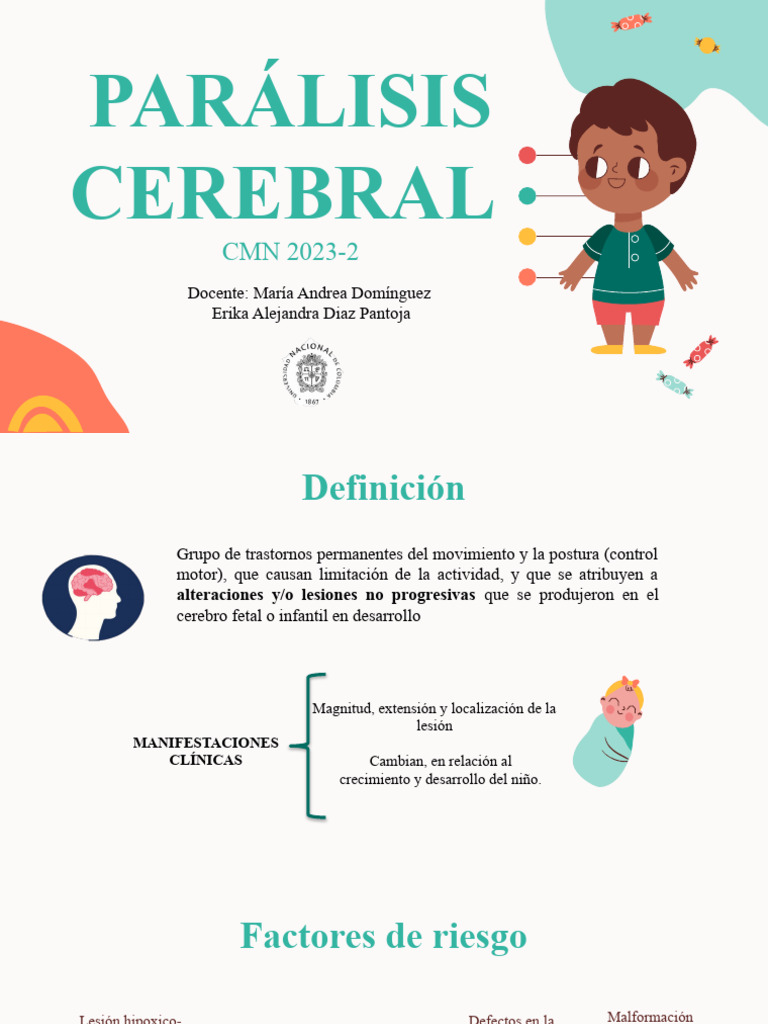 Parálisis Cerebral: Diagnóstico y Manejo | PDF | Sistema nervioso ...
