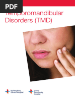 TMJ Exercises Guide from Oxford NHS | PDF