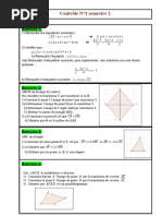 Math 2AC - Semestre 2 Devoir 1 Modèle 1 - AlloSchool | PDF ...