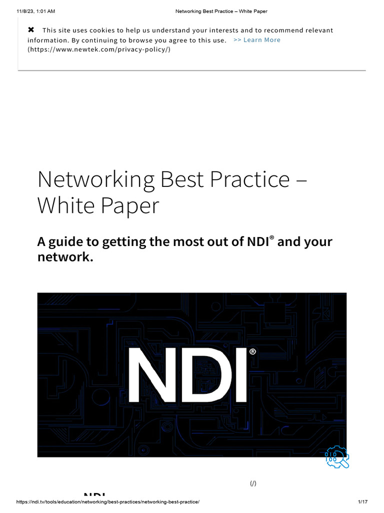 Networking Best Practice – White Paper | PDF | Computer Network | Osi Model