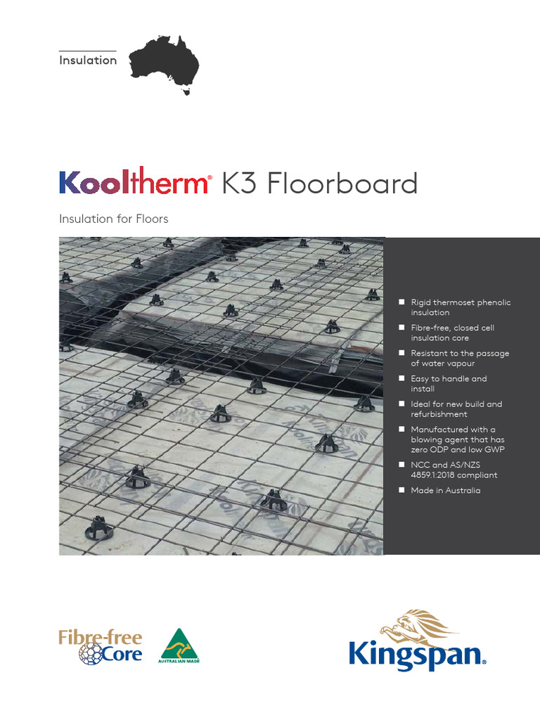 Kingspan Kooltherm k3 Product Datasheet en Au | PDF | Concrete ...